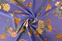 Lady McElroy Cobra Corsage - Royal Chloe Chambray - Remnant - 1.5m